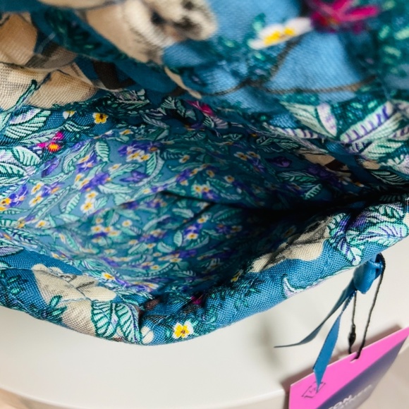 Vera Bradley | Bags | Vera Bradley Sloth Small Tote Bag Purse Hanging ...